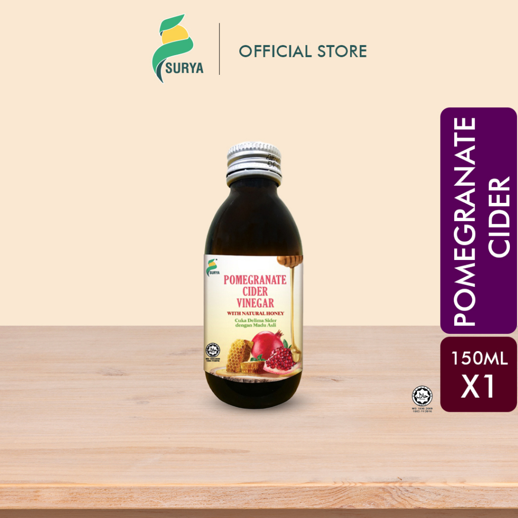 Surya Pomegranate Cider Vinegar (150ml) [Not for Sale] | Shopee Malaysia