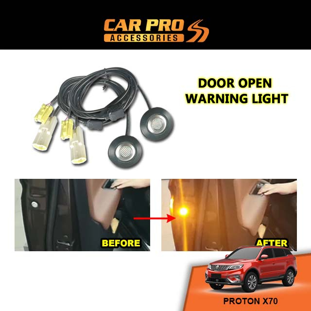 Proton X70 Plug And Play Door Open LED Warning Light Signal Blinking ...