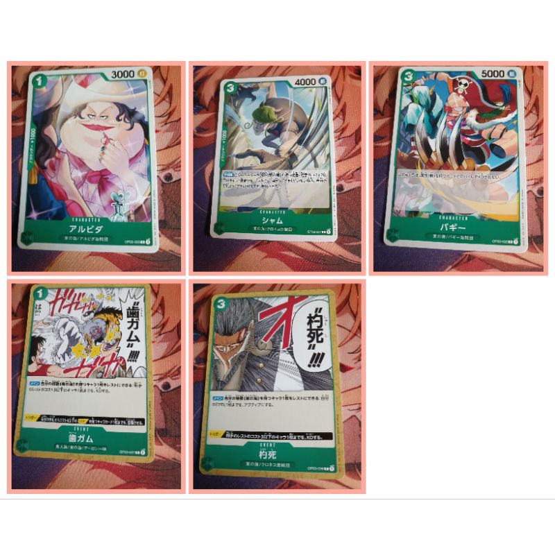 One Piece TCG OP03-Green Common Cards Singles | Shopee Malaysia