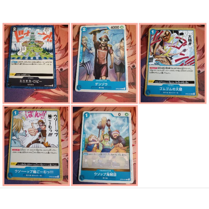 One Piece TCG OP03-Blue Common Cards Singles | Shopee Malaysia