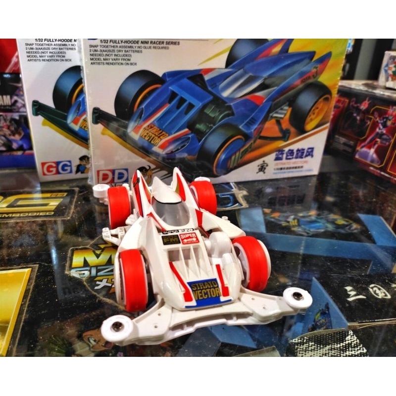 DD/GG mini 4wd STRATO VECTOR WHITE EDITION SERIES 2024 | Shopee Malaysia