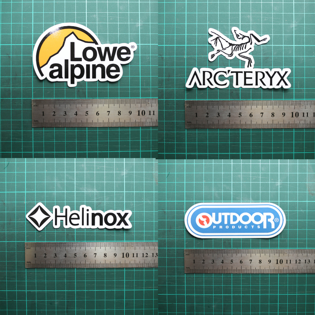 Sticker ( Lowe Alpine, Arcteryx, Helinox, Outdoor ) | Shopee Malaysia