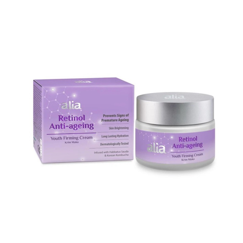 Alia Retinol Anti-Ageing Youth Firming Cream 50ml | Shopee Malaysia