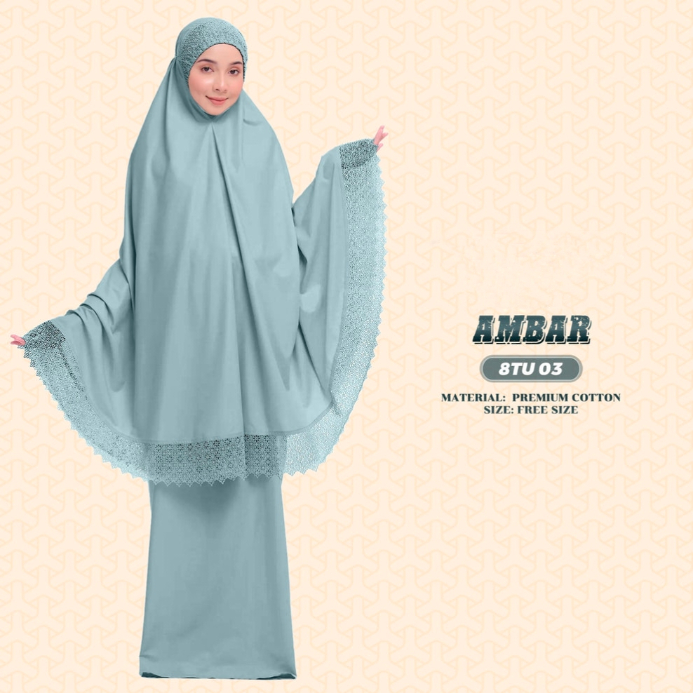 🔥 Ready Stock 🔥Telekung Modish Ambar Collection | Shopee Malaysia