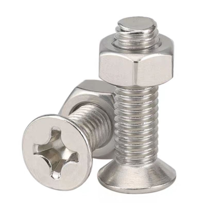 Stainless steel Flat head Bolt&Nut 10pcs price | Shopee Malaysia