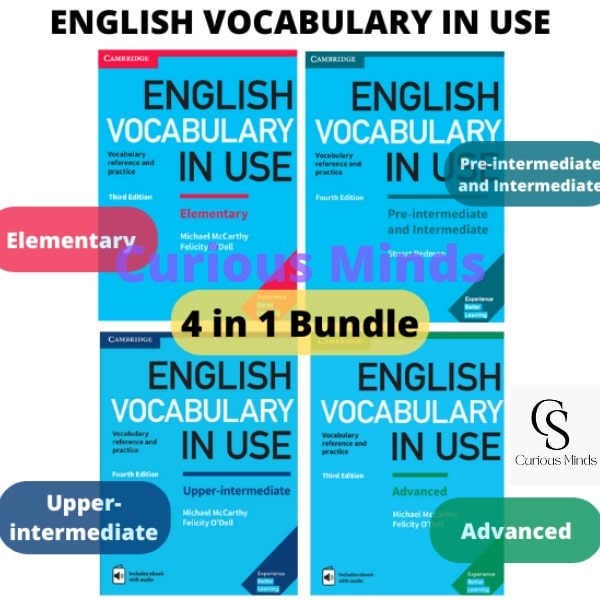 [4 in1 Bundle PDF] English Vocabulary in Use (Elementary, Intermediate ...
