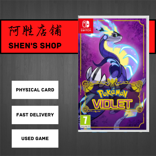 [Used] Pokemon Violet (US) (Chi/Eng) | Shopee Malaysia