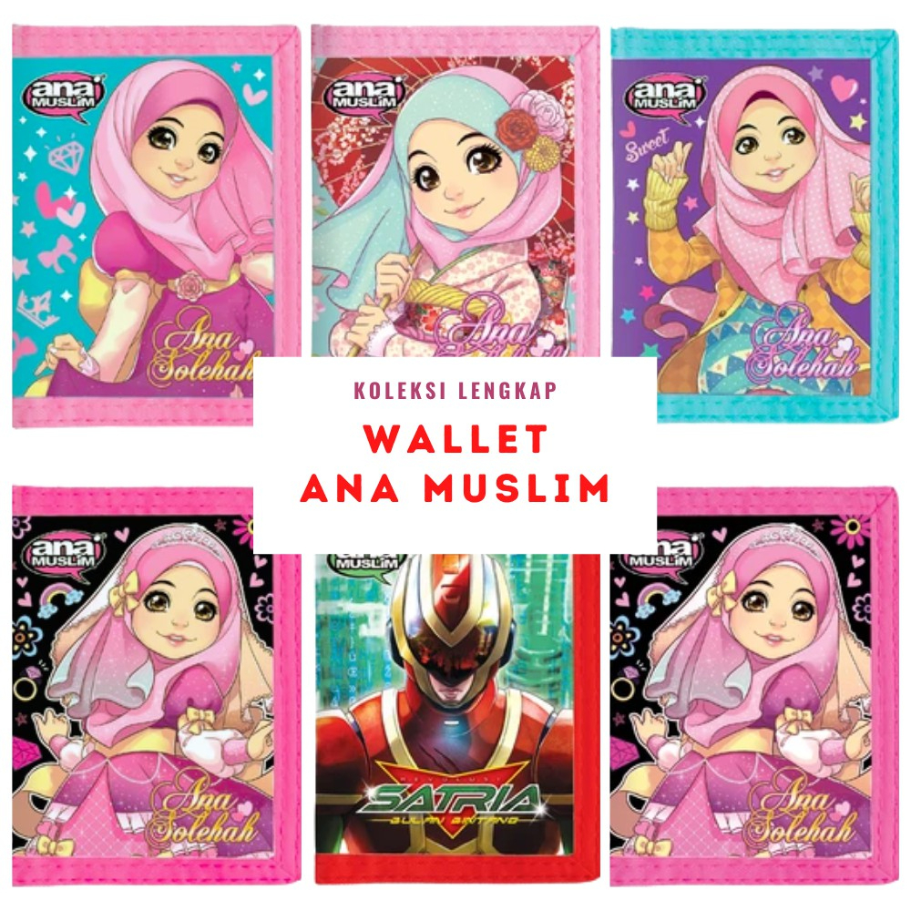 KOLEKSI LENGKAP DOMPET WALLET ANA MUSLIM (ANA SOLEHAH OFFICIAL ...