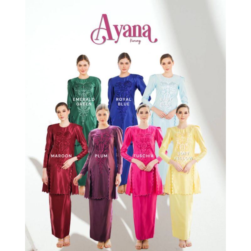 AYANA KURUNG KOLEKSI PREMIUM BAJU RAYA 2023 BY NORIE SIGNATURE | Shopee ...