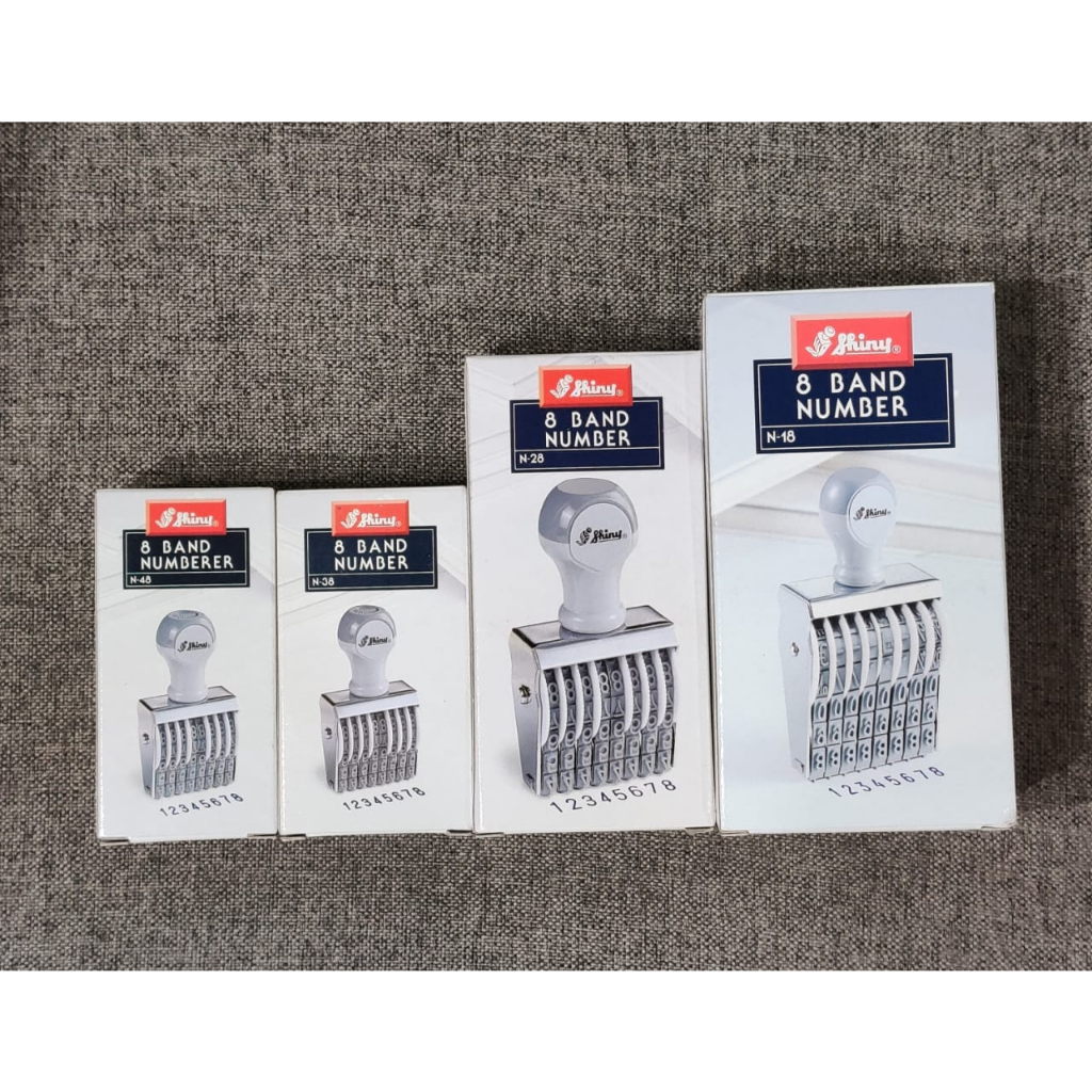 Shiny 8 Band Number Stamp (8 digits) | Shopee Malaysia