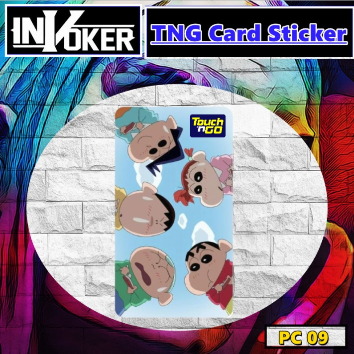 Crayon Shin Chan - Touch n Go Card Sticker Cover (Waterproof, High Quality) , TNG CARD Sticker ...