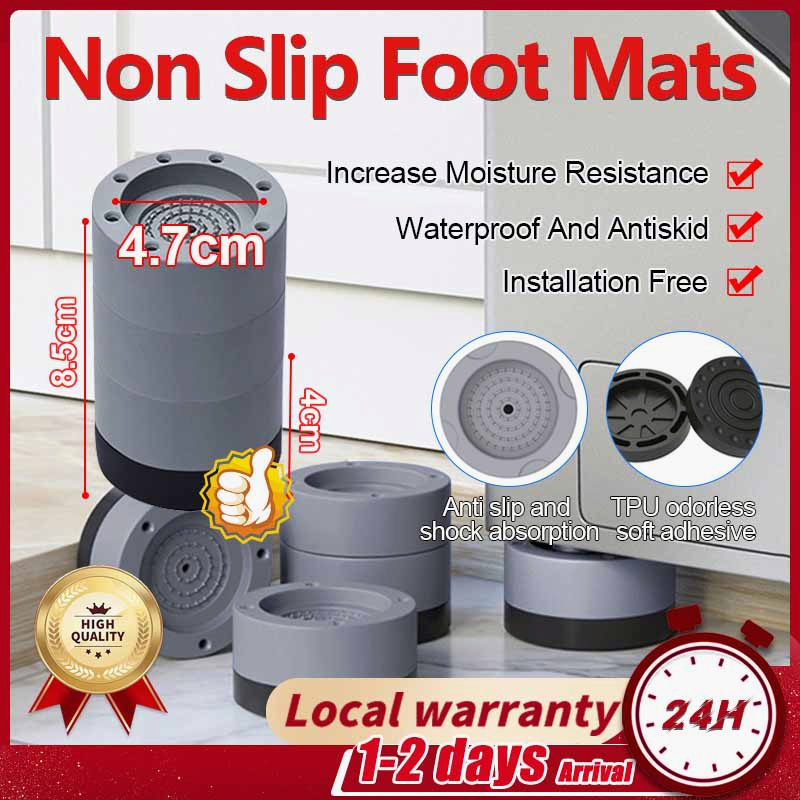 4PCS Washing Machine Pad Non-Slip Anti Vibration Feet Pads Support ...