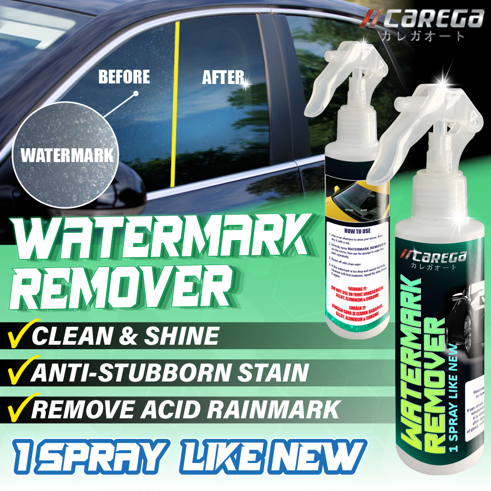 CAREGA Watermark Remover Car Glass Window Cleaner Water Spot Watermark ...