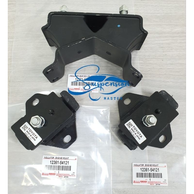 3 IN 1 SET - ENGINE MOUNTING KIT - TOYOTA LAND CRUISER LJ79 LJ70 (AUTO ...
