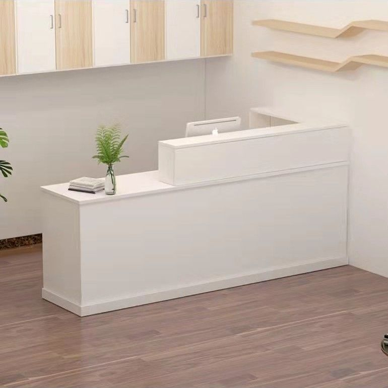 Modern Simple Front Desk Reception Counter Cashier Counter L Shape ...