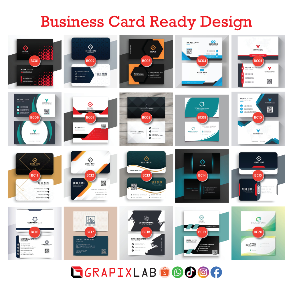 🔥🔥 Business Card / Bisnes Kad / Name Card / Kad Nama 🔥🔥 | Shopee Malaysia