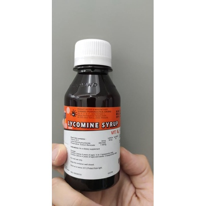 Sunward Lycomine Syrup Vitamin B12 120mL | Shopee Malaysia