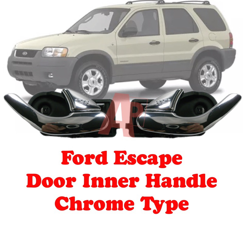 Ford Escape Door Inner Handle Chrome New Pembuka Pintu Dalam | Shopee ...