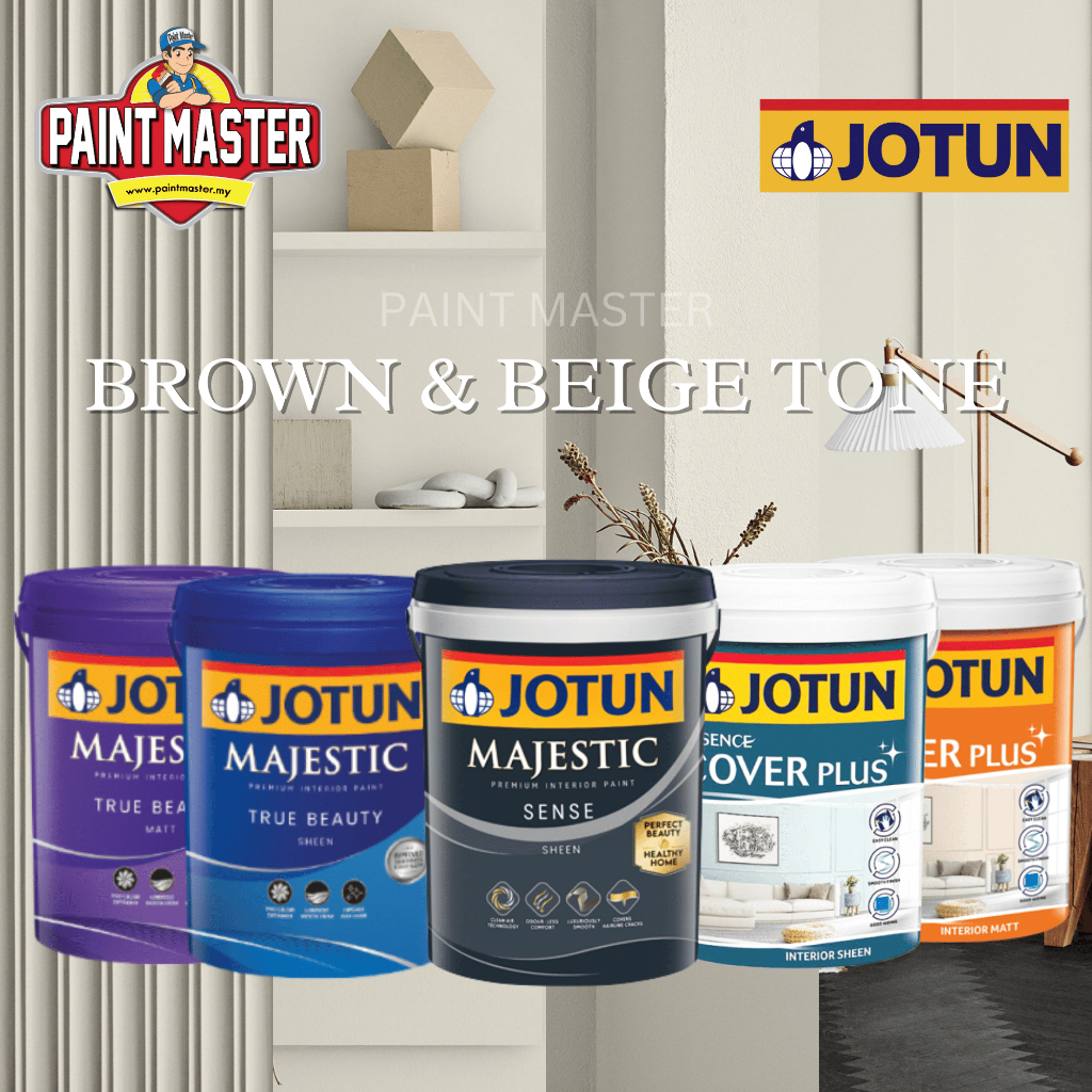 5 LITRE JOTUN MAJESTIC TRUE BEAUTY / SENSE / JOTUN COVER PLUS [ SHEEN ...
