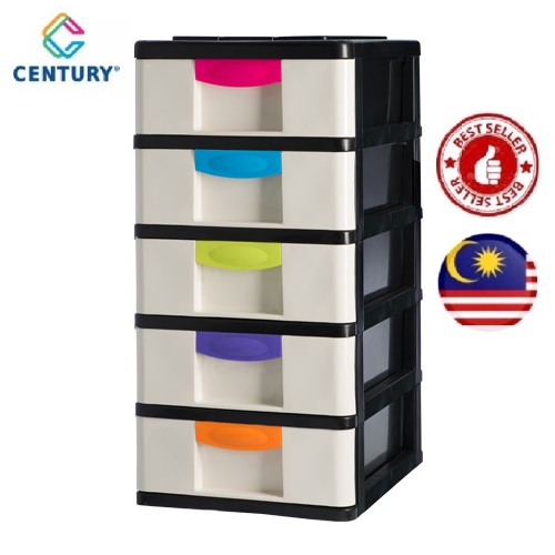 Century Drawer 5 Tier B8650 | Shopee Malaysia