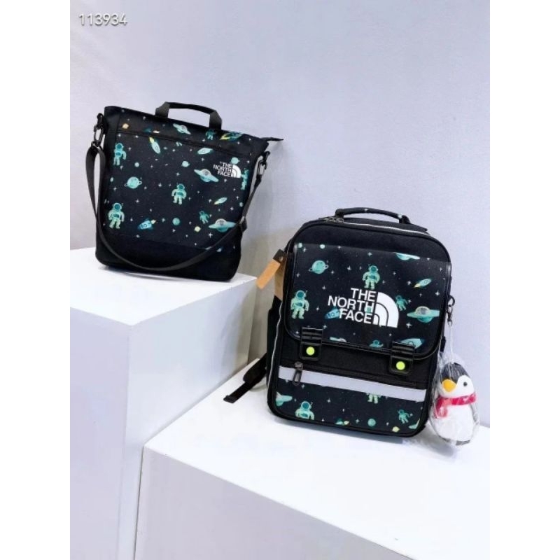 ORIGINAL THE NORTH FACE ERGONOMIC Kids Preppy Air School Bagpack set ...