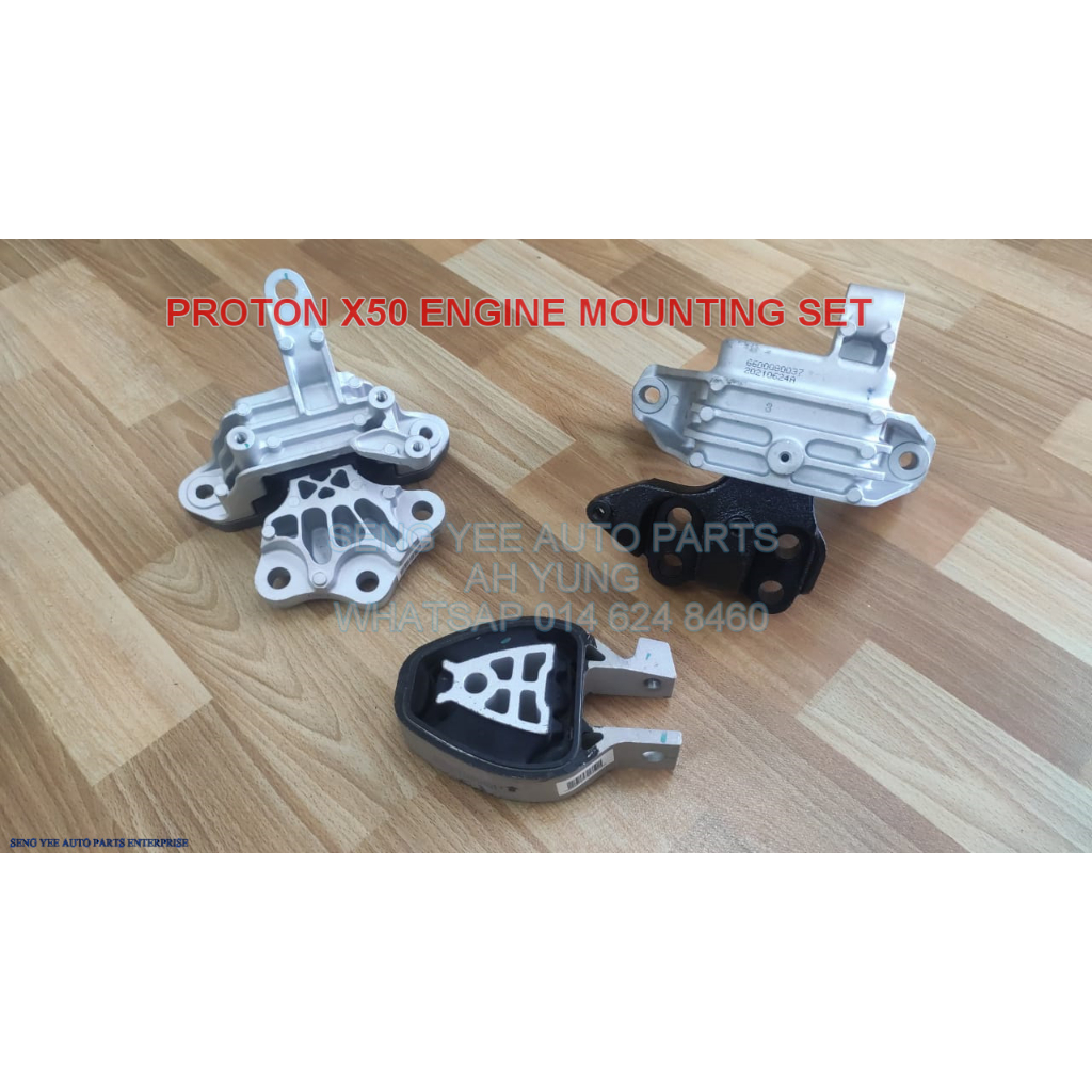 PROTON X50 ENGINE/GEARBOX MOUNTING SET (LEFT/RIGHT/REAR) | Shopee Malaysia
