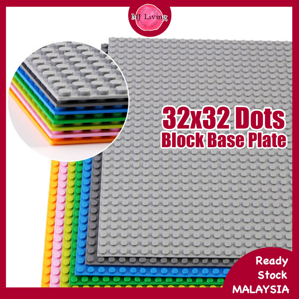32x32 Dots Block Base Plates Classic Building Blocks Baseplate DIY ...