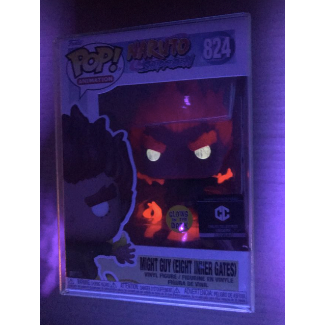 Funko Pop Naruto Shippuden GITD Might Guy Eight Inner Gates #824 ...