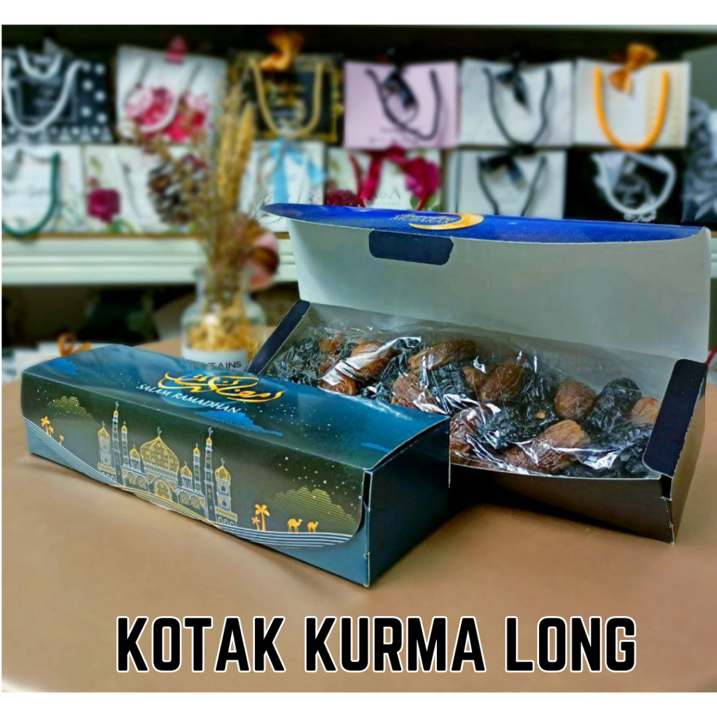 1PCS KOTAK KURMA LONG FLATBOX RAMADHAN/KOTAK KURMA/KURMA PACKAGING ...