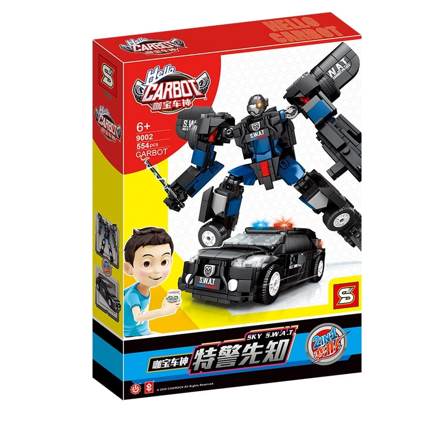 HELLO CARBOT SKY S.W.A.T /DANDY AMBULANCE BUILDING BLOCK (9002/9003 ...