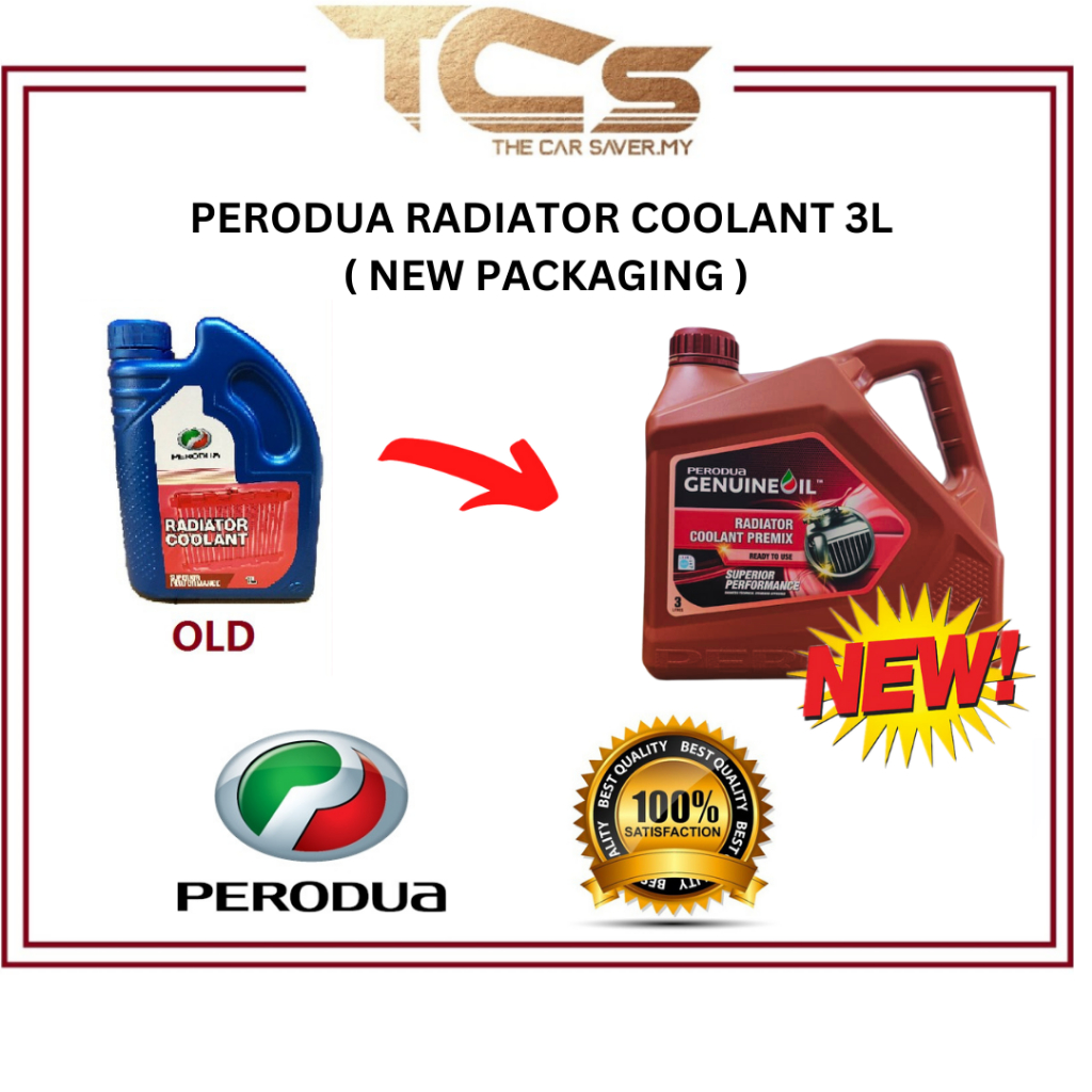 PERODUA RADIATOR COOLANT 3L ( NEW PACKAGING ) | Shopee Malaysia