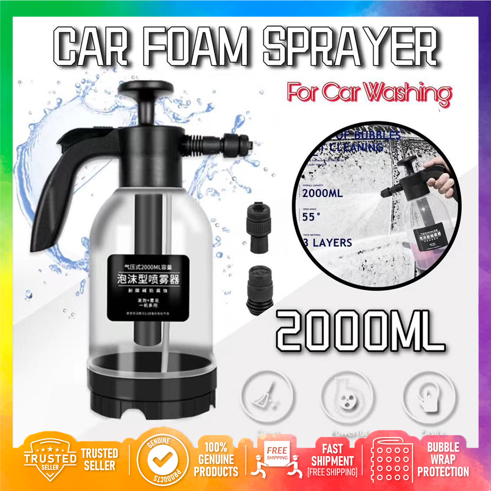 Foam Sprayer Hand Pump Pressure Sprayer Garden Atomizer for Car Washing ...