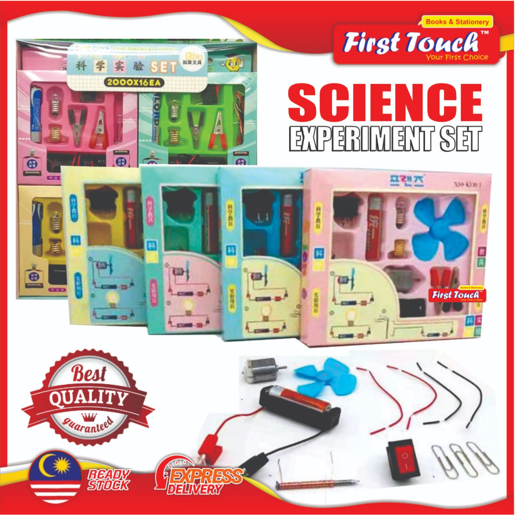 Science Experimental Kit Lab Set DIY Circuit Conductor Simple Electric ...