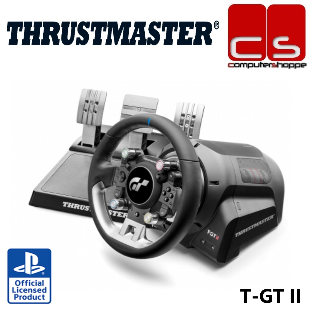 Thrustmaster T-GT II Racing Wheel With Set of 3 Pedals Compatible with ...