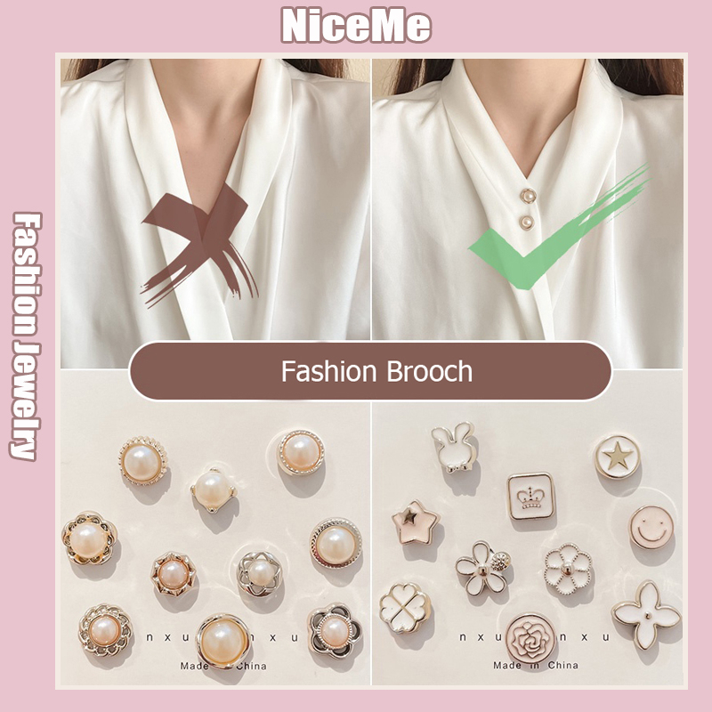 【READY STOCK AT MALAYSIA】Brooch Fixed Clothes Pin Korean Waist Buckle ...