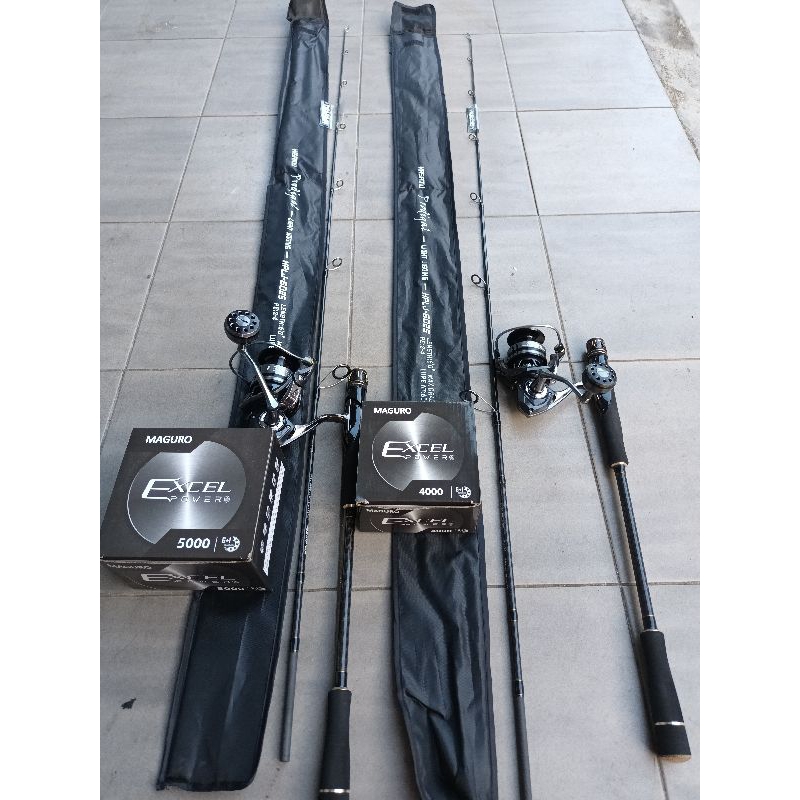 Maguro Excel Power 1set combo Rod HASAMU PRODIGAL JIGGING ROD | Shopee ...