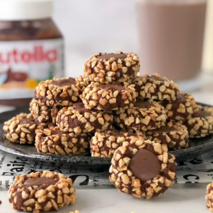 [READY STOCK] NUTELLA DOUGHNUT Donut BISKUT COOKIES KUIH RAYA Sedap ...