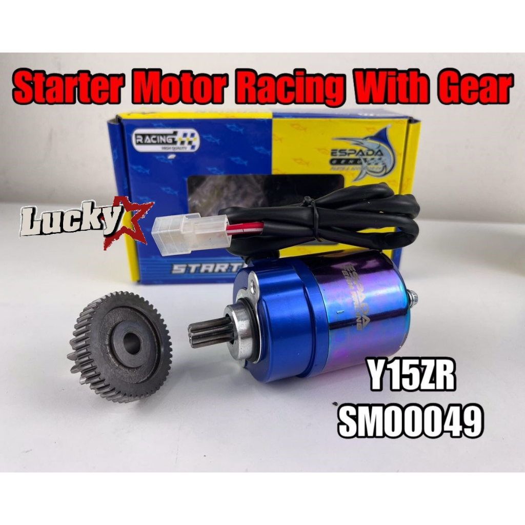 ESPADA LC135 / Y15 RACING STARTER MOTOR (BIG BORE) WITH GEAR SUPER ...