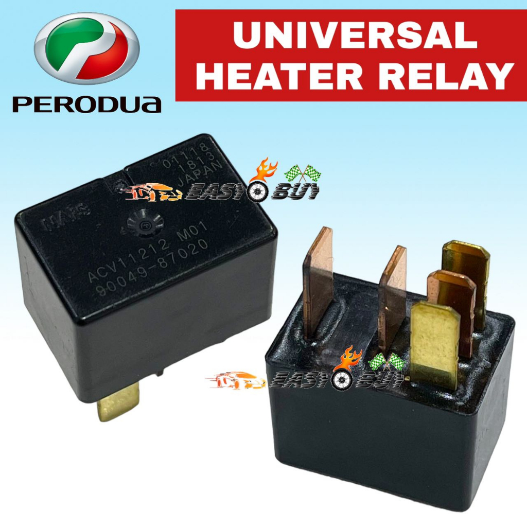 ( 100% ORIGINAL ) PERODUA VIVA UNIVERSAL HEATER RELAY 12V 5PIN RELAY ...