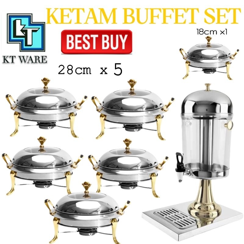 KT WARE BUFFET SET KETAM BERKAS LAUK TRAY HIDANGAN TRAY JAMUAN KATERING ...