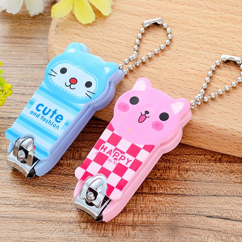 *CUTE NAIL CLIPPER* 𝐒𝐓𝐀𝐈𝐍𝐋𝐄𝐒𝐒 𝐒𝐓𝐄𝐄𝐋 Trimmer Scissor Cutter Keychain ...
