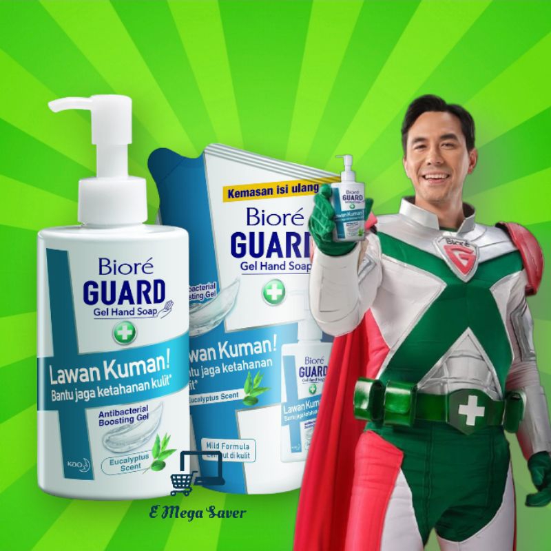 Biore Guard Gel Hand Soap Eucalyptus Scent Antibacterial 200ml (6.76fl ...