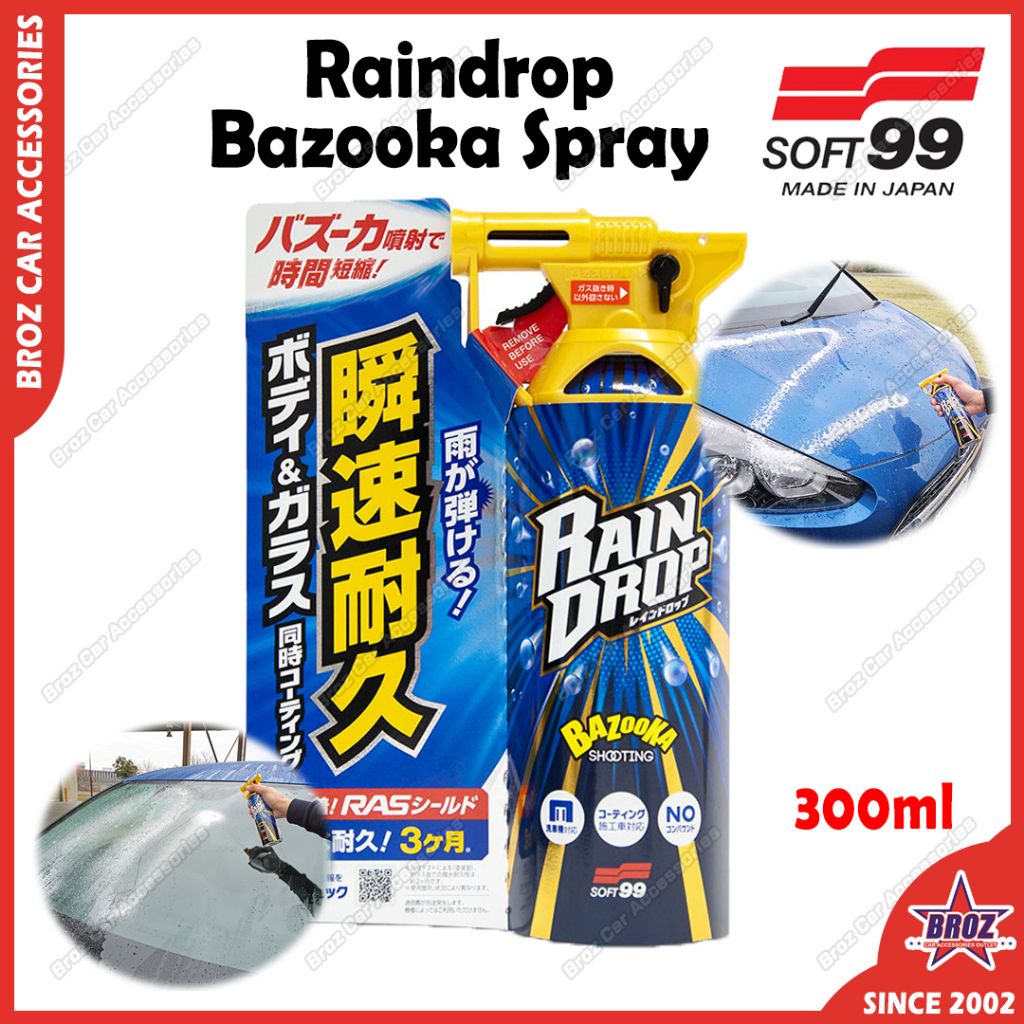 Soft 99 Soft99 Rain Drop Plastic & Glass Windscreen Rims Headlamps Body Paint Car Care DIY Water ...