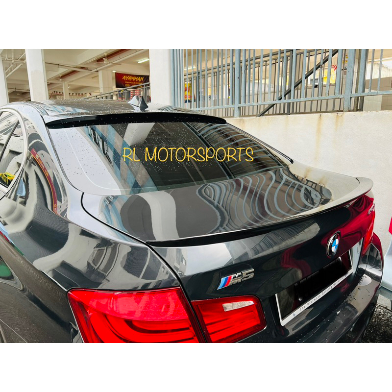 BMW F10 M sport performance MP M4 M5 PSM carbon fiber rear boot trunk ...