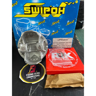 SWIPOH BLOCK LC135 / Y15 / NVX / Y16 SUPER CERAMIC LC 57mm 58 59 60mm ...