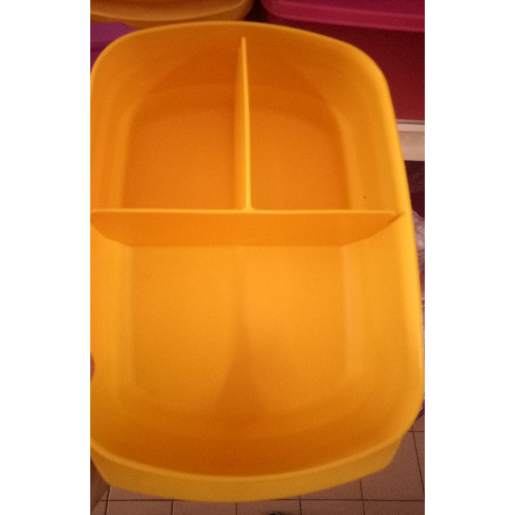 Tupperware 3 Compartment Food Container | Shopee Malaysia