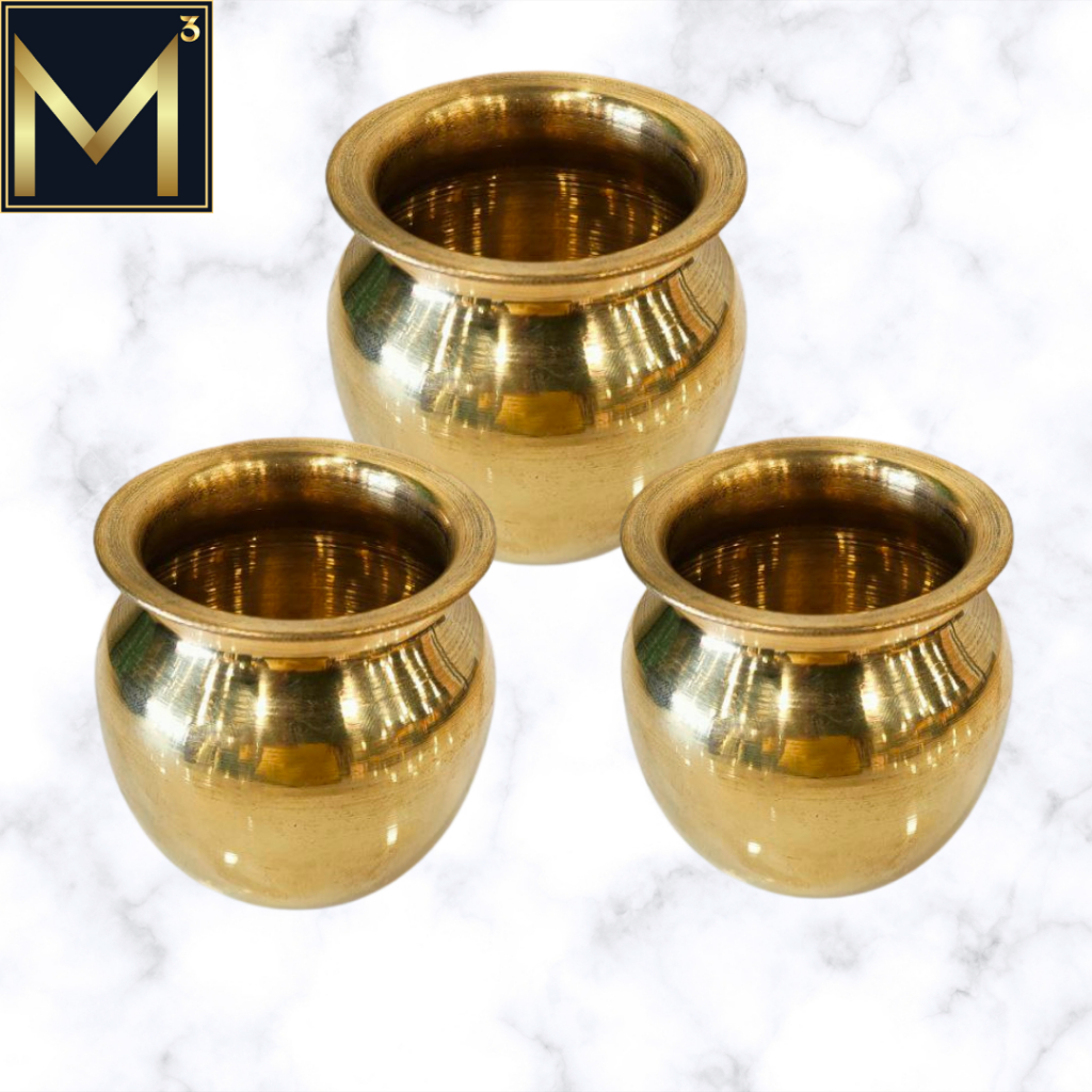 Pure Brass Kalash/ Brass Chombhu/ Pooja/Temple/Prayer Utensil/ Prayers ...