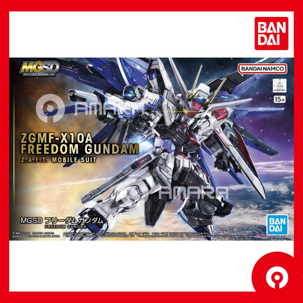 Freedom Gundam MGSD 2023 Bandai ZGMF X10A Master Grade SD Gundam Model ...