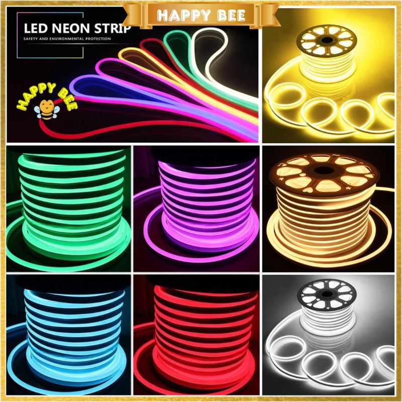 Neon Led Strip Light 50 Meters 220V (Free EU Plug) Flexible Lampu ...