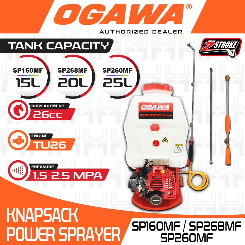 [ 100% Original ] OGAWA SP160MF , SP268MF , SP260MF (Float) Knapsack ...